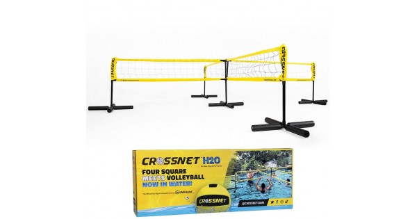 CROSSNET H2O – 4 aikštelių tinklinis dar didesniam azartui!